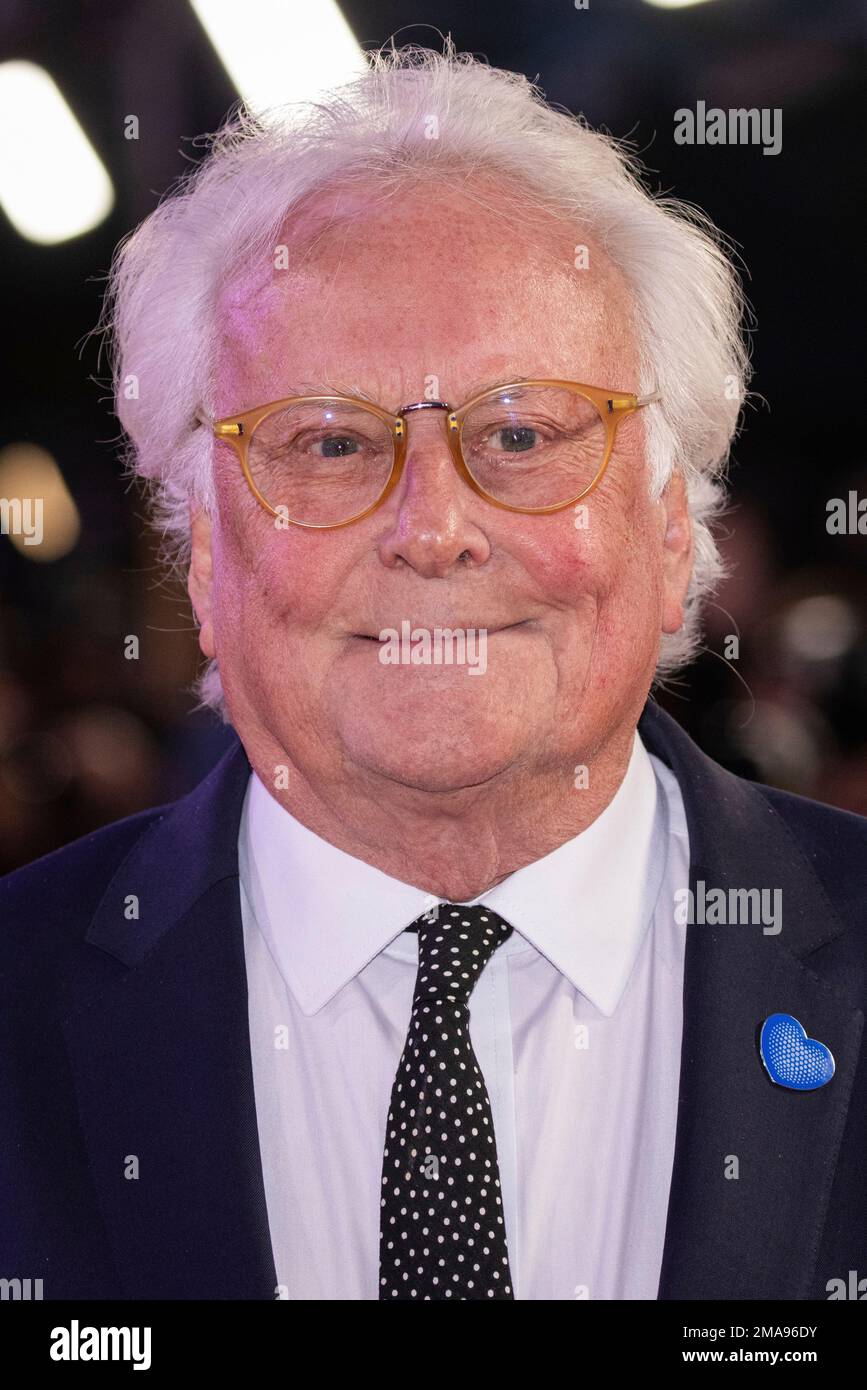 Richard Eyre poses for photographers upon arrival for the premiere of ...