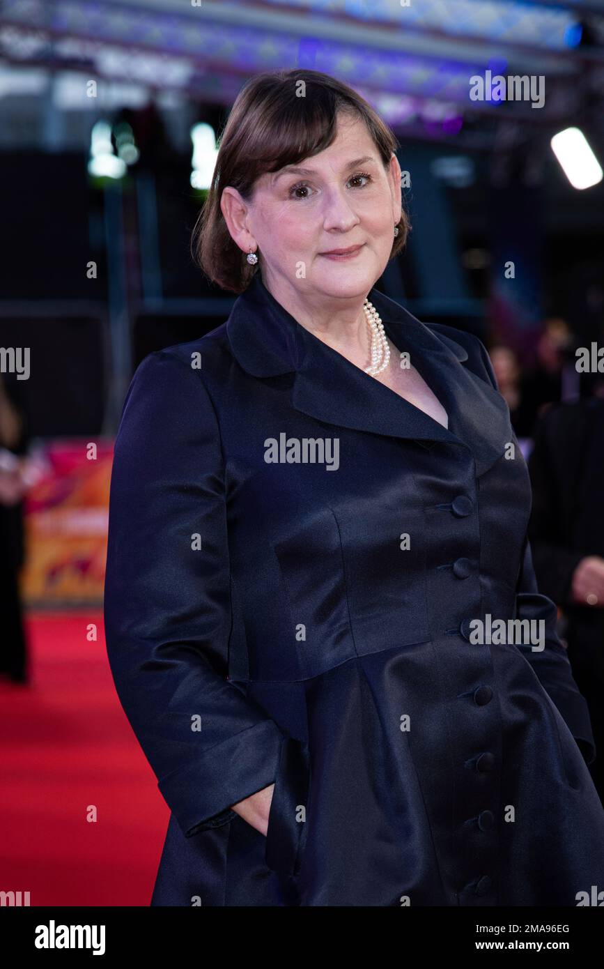 Heidi Thomas poses for photographers upon arrival for the premiere of ...