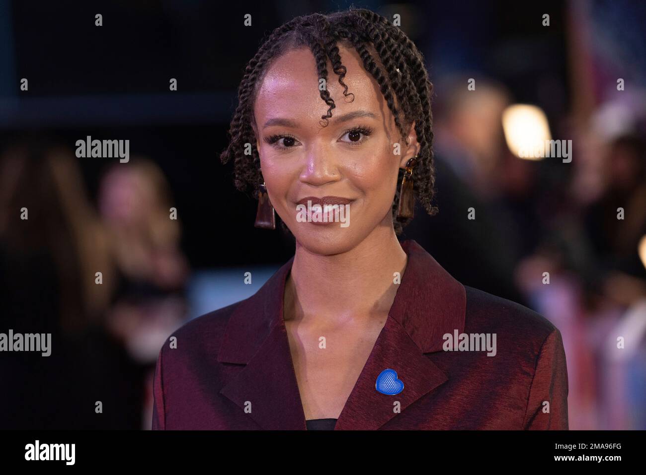Jesse Akele poses for photographers upon arrival for the premiere of ...