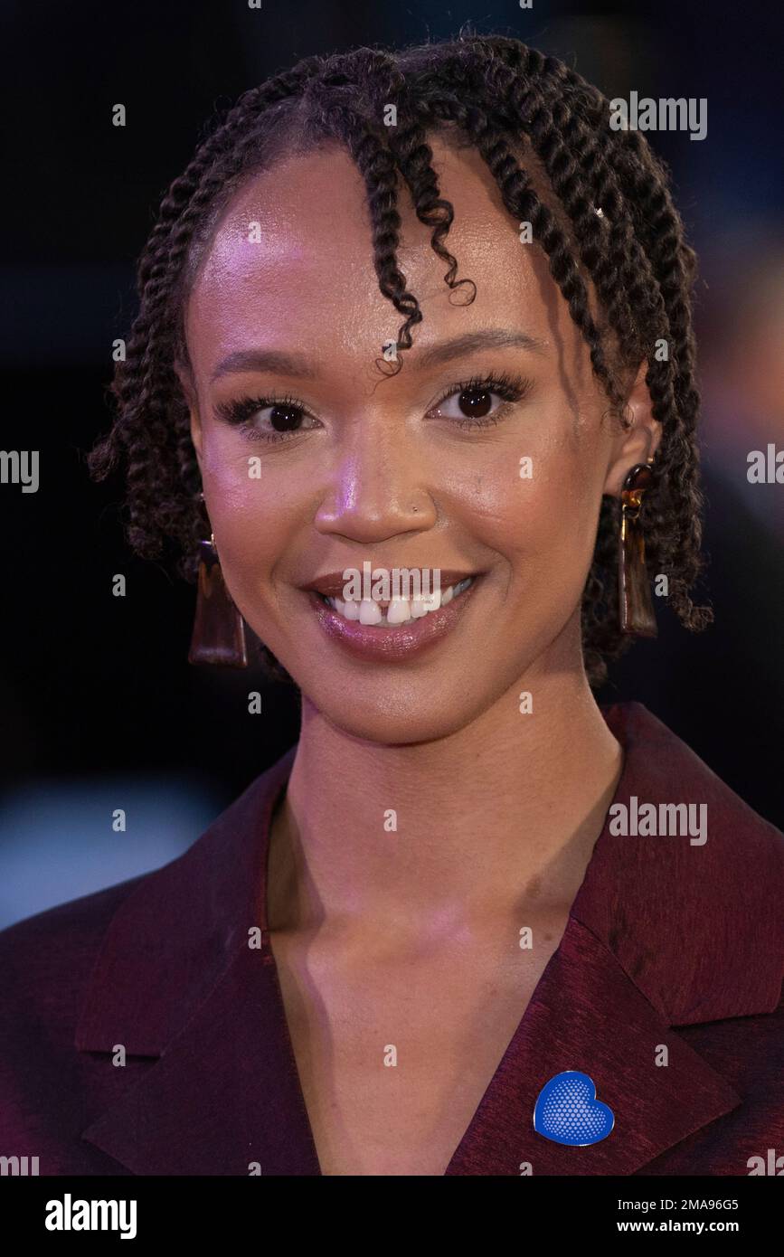 Jesse Akele poses for photographers upon arrival for the premiere of ...