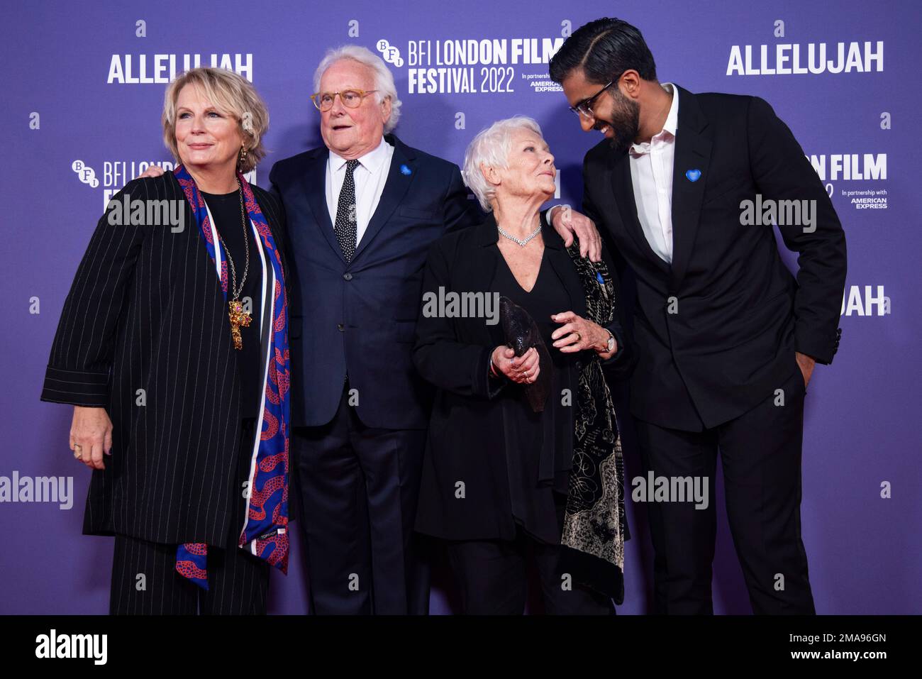 Jennifer Saunders, from left, director Richard Eyre, Judi Dench and ...