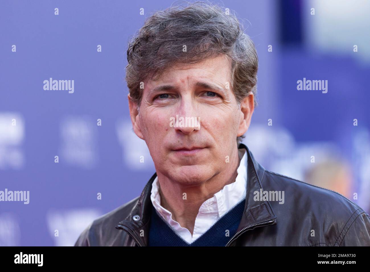 Peter Spears poses for photographers upon arrival for the premiere of the film 'Bones and All ...