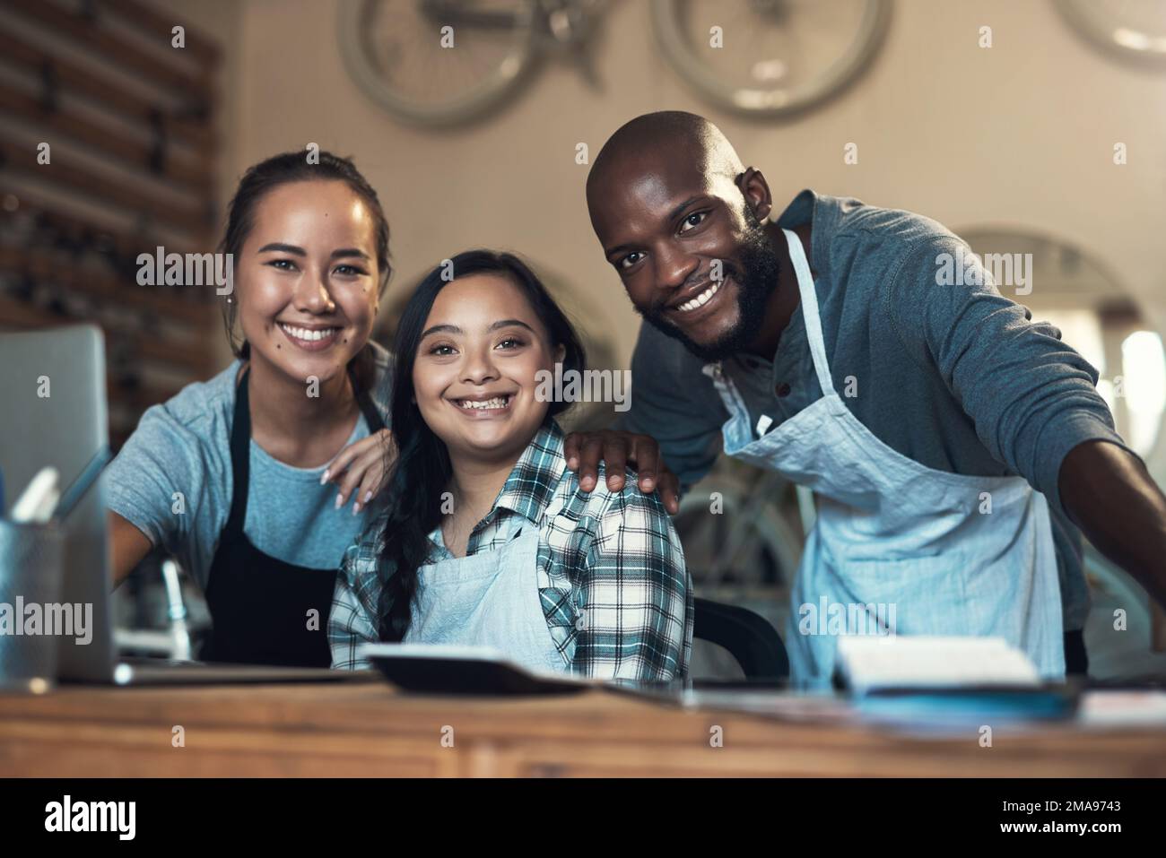 Have you stayed to see what the kids grow into. Portrait of three young ...
