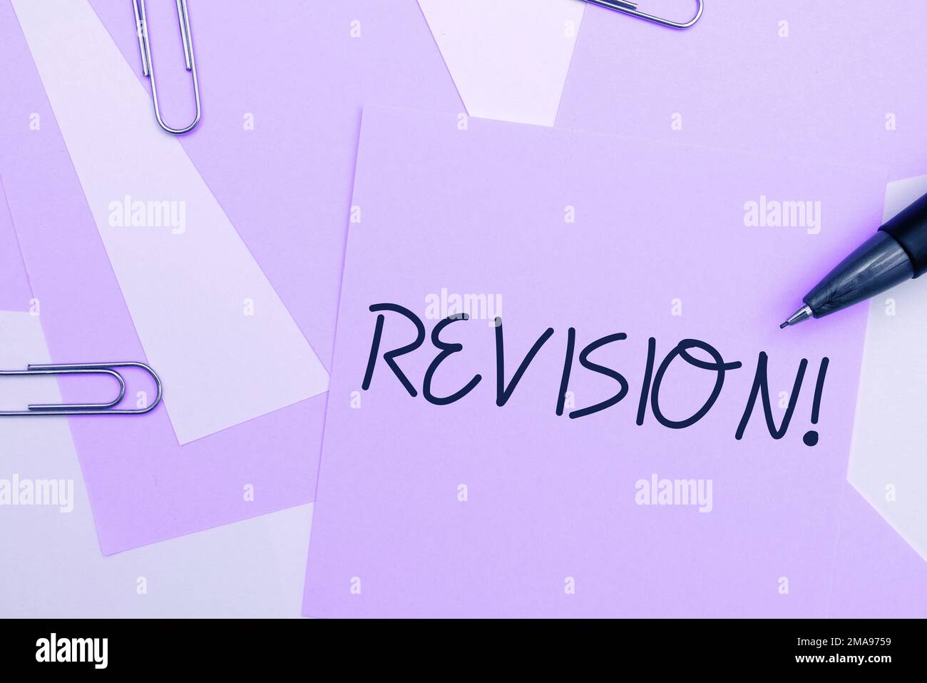 Writing displaying text Revision. Concept meaning action of revising ...