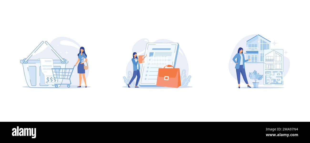 Buy abstract concept, Careers abstract concept , Real estate floor plan ...