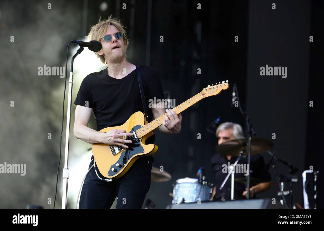 Spoon's Britt Daniel performs on day three of the Austin City Limits ...