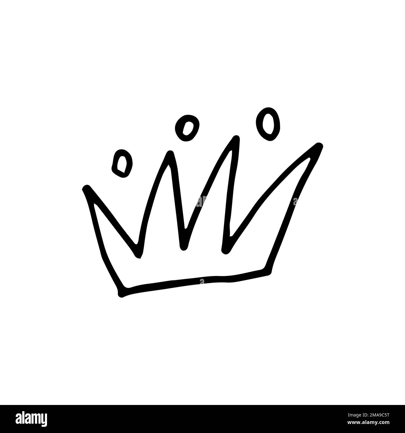 Crown illustration Stock Vector Images - Alamy
