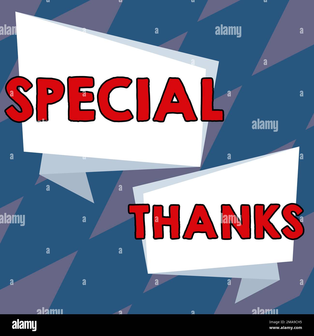 Text sign showing Special Thanks. Conceptual photo expression of ...