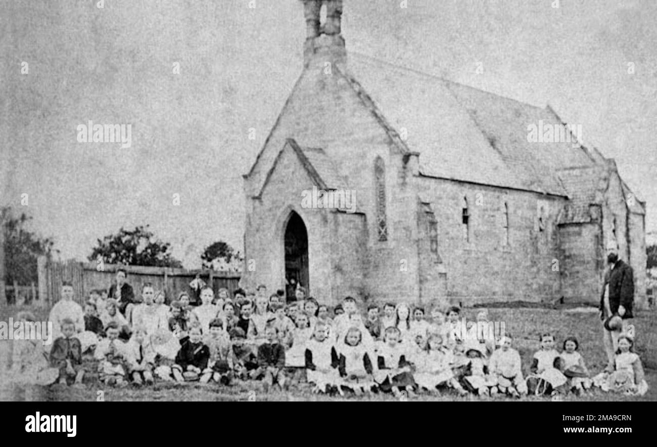 St Paul's Church of England School c.1850–1870 Stock Photo - Alamy