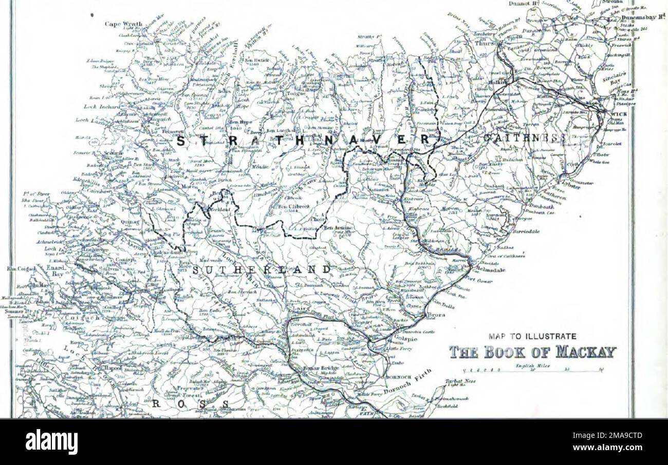 Territory of the Clan Mackay Stock Photo - Alamy