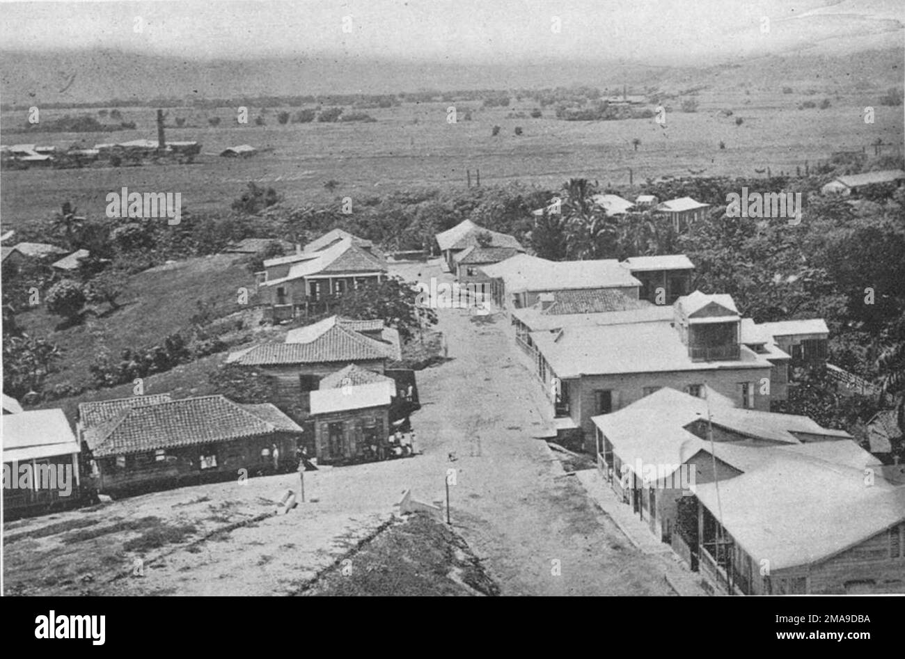 Maricao around the end of the Spanish-American War (1898 Stock Photo ...