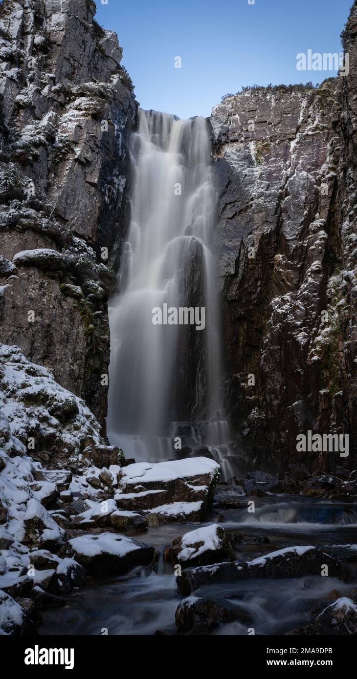 Winter Wailing Widow Falls Stock Photo - Alamy