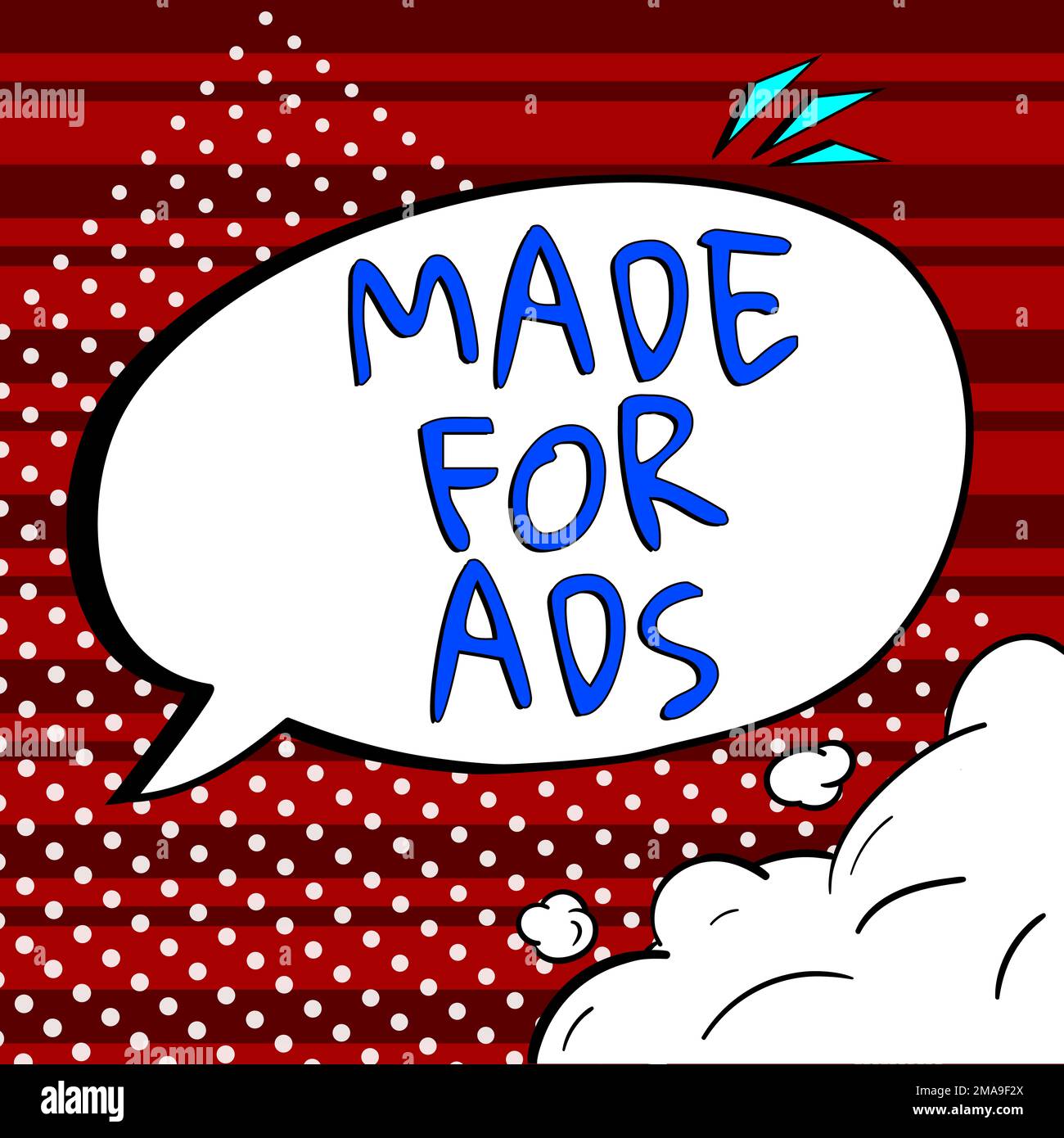 Text caption presenting Made For Ads. Business showcase Marketing ... Text caption presenting Made For Ads. Business showcase Marketing ...