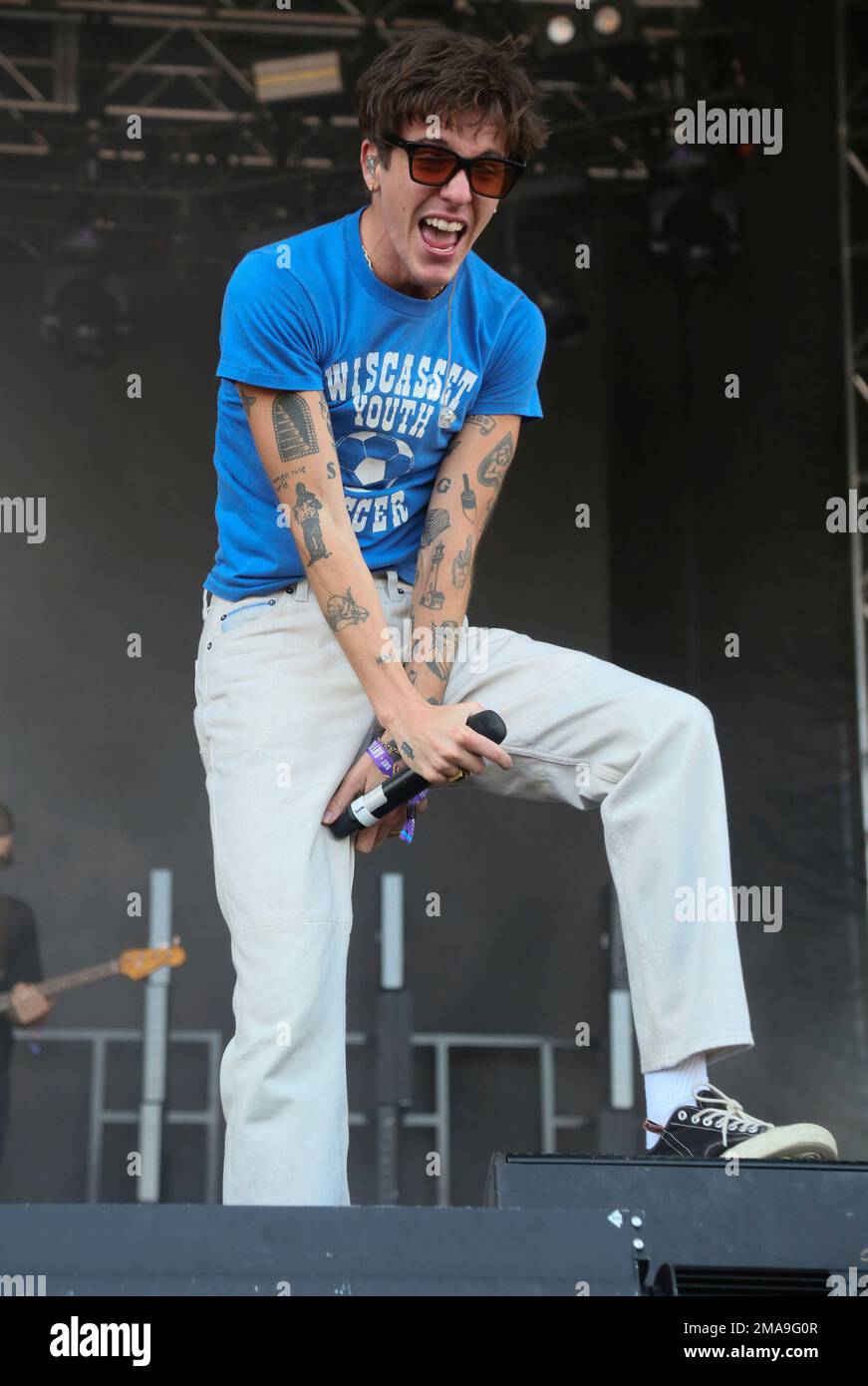 Role Model's Tucker Pillsbury performs on day two of the Austin City ...