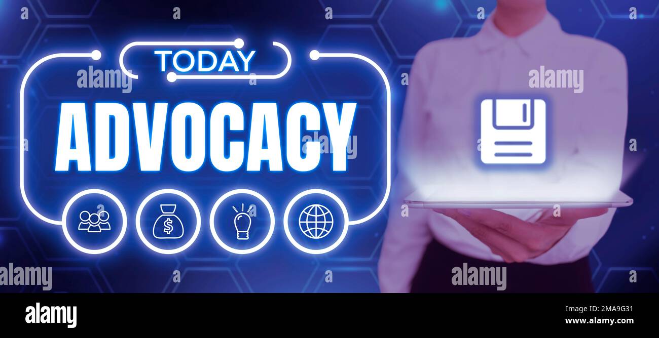 Inspiration showing sign Advocacy. Business overview Profession of ...