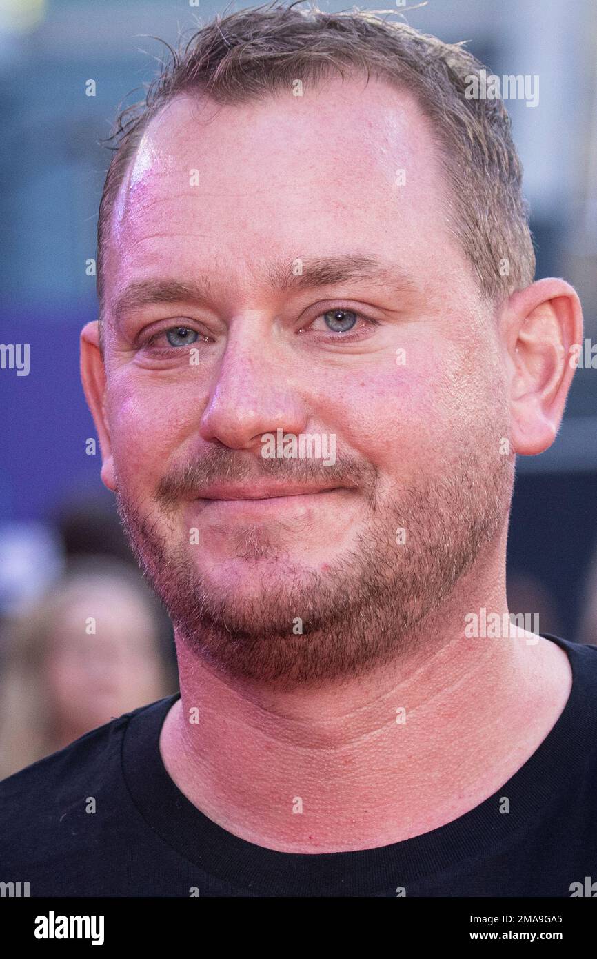 Sven Spannenkrebs poses for photographers upon arrival for the premiere ...