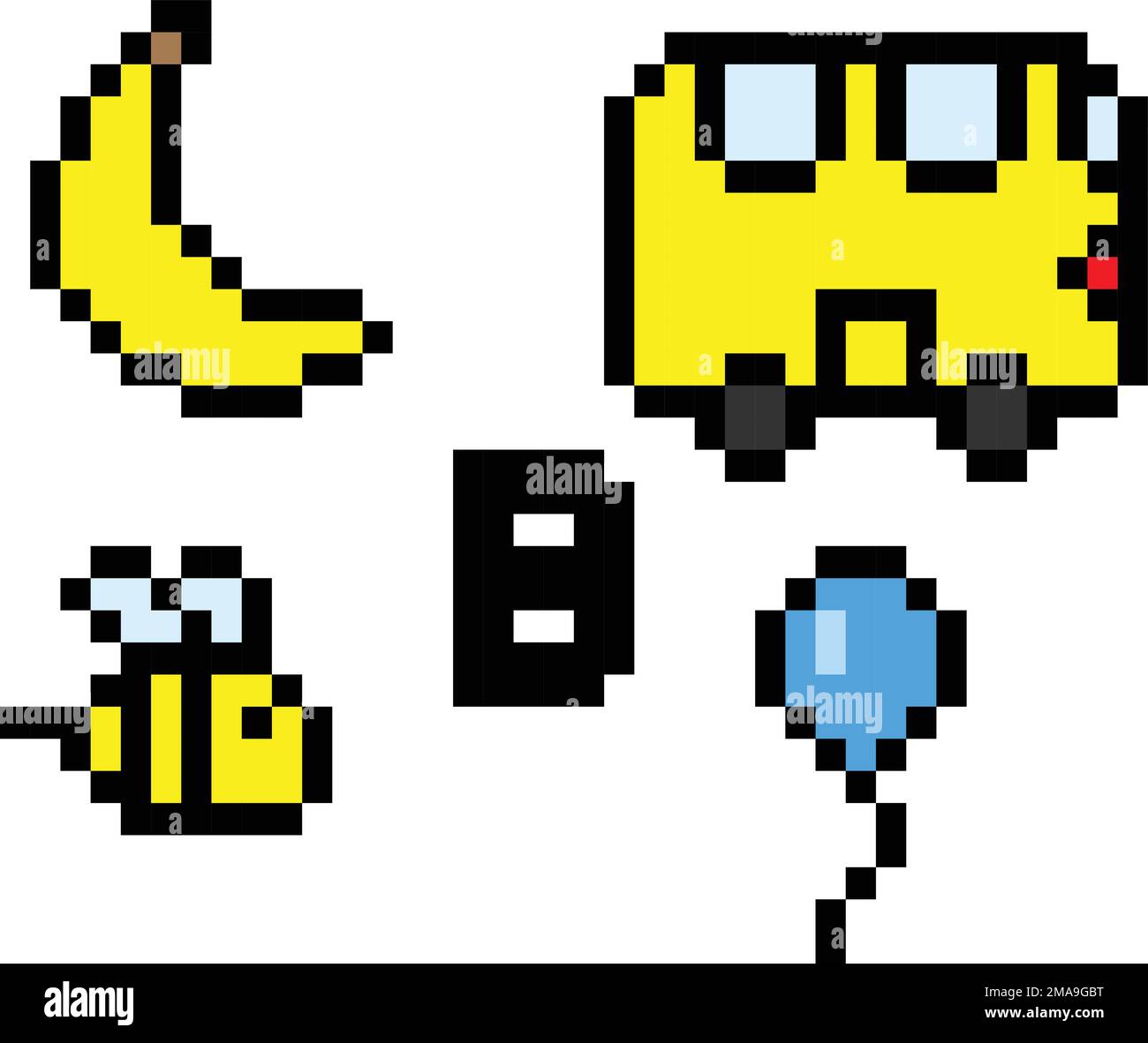 Pixel art writing pixel illustration hi-res stock photography and ...