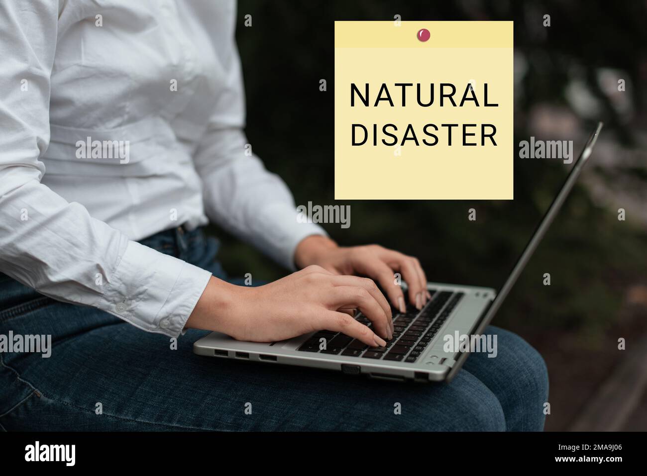 Conceptual display Natural Disaster. Business showcase occurring in the ...
