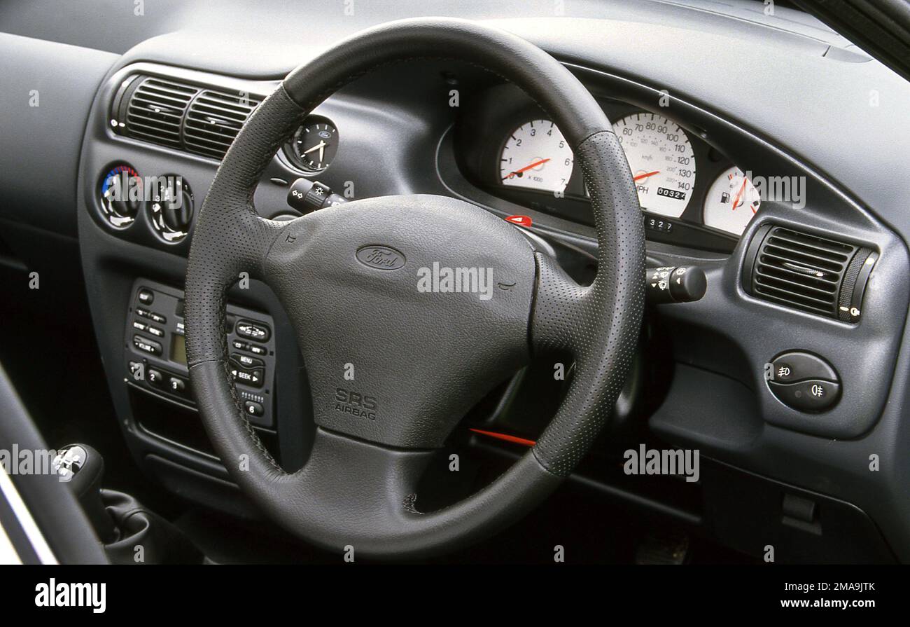 1996 Ford Escort's. Estate car Saloon L and GLX Hatchback Stock Photo ...