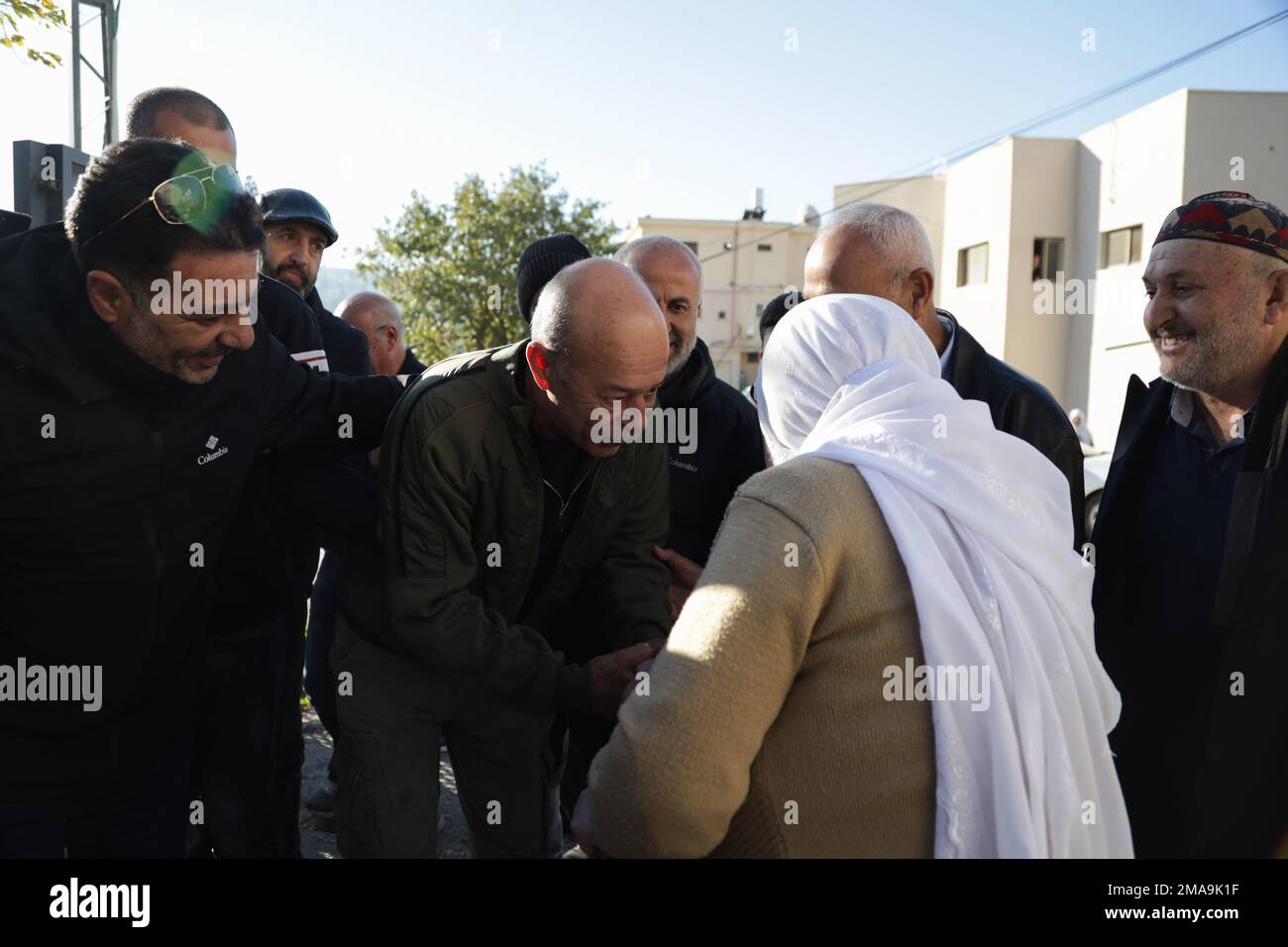 Arara Israel 19th Jan 2023 Maher Younis L2 Is Welcomed By Friends