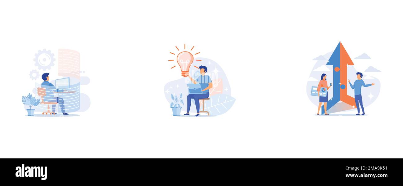 Man using computer at work, Thinking outside the box, Coworkers cartoon ...