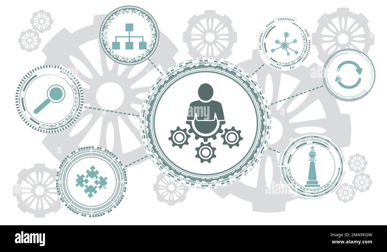 Professional job experience skills Cut Out Stock Images & Pictures - Alamy