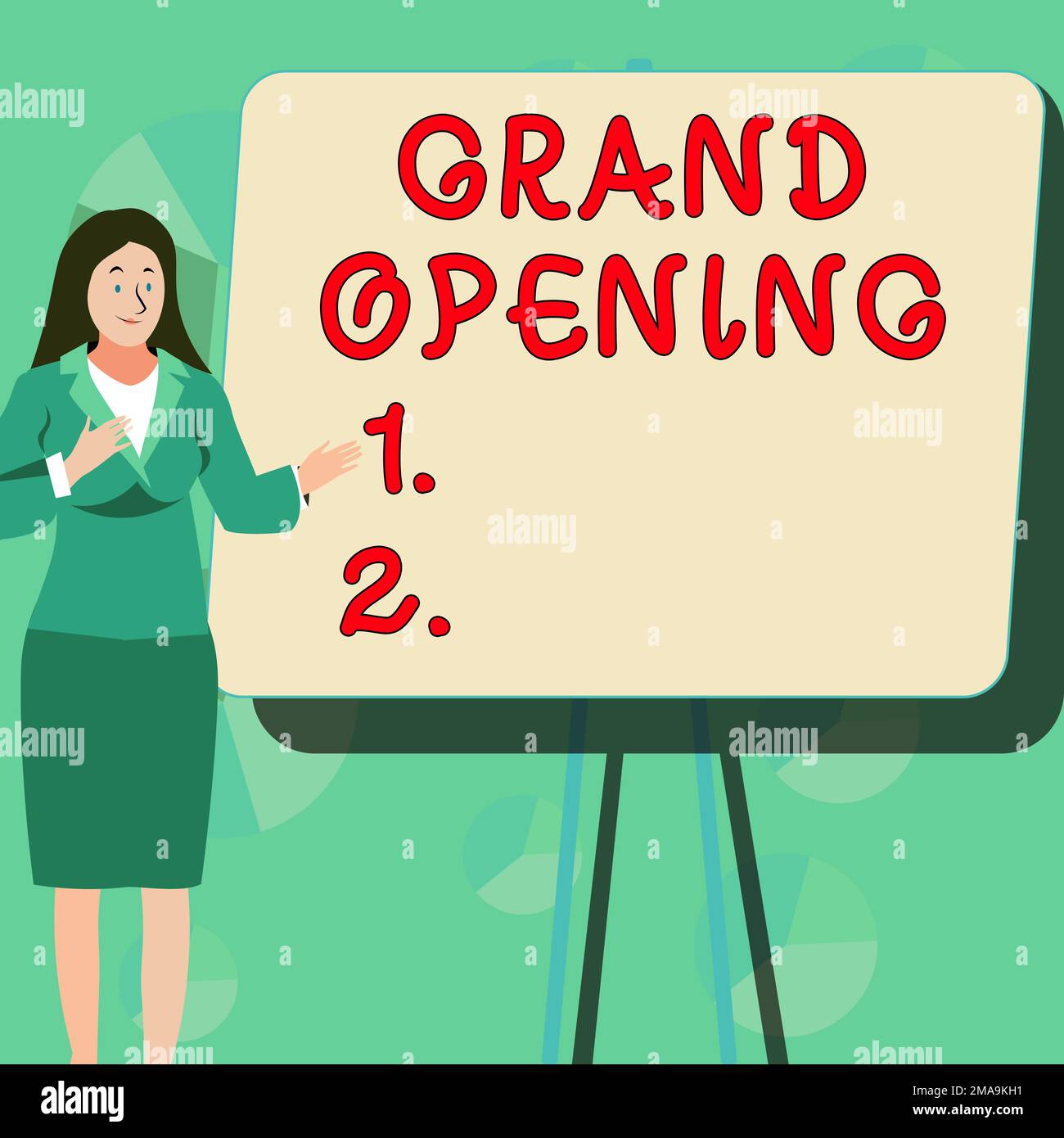 Sign displaying Grand Opening. Word Written on Ribbon Cutting New Business First Official Day ...