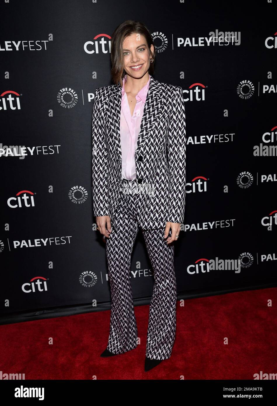 Lauren Cohan from the AMC television series "The Walking Dead" attends ...