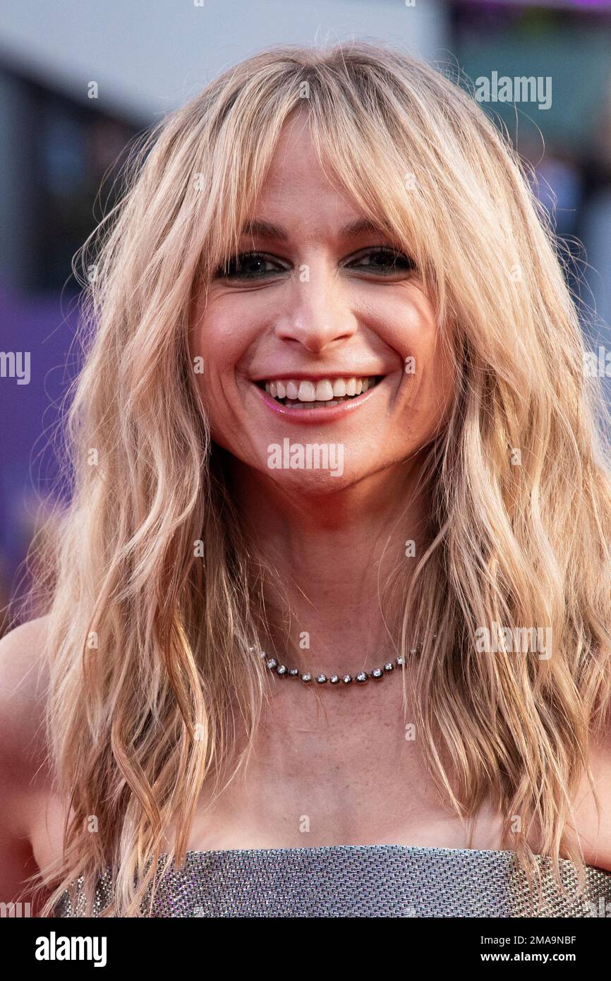 Niamh Algar poses for photographers upon arrival for the premiere of ...