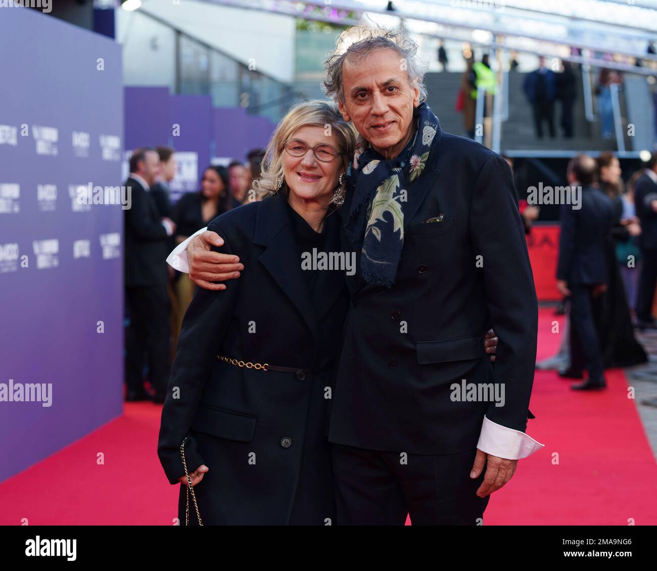 Darius Khondji, right, poses for photographers upon arrival for the ...