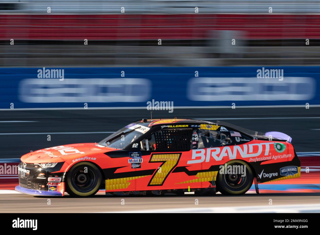 Justin Allgaier (7) competes during a NASCAR Xfinity auto race at ...