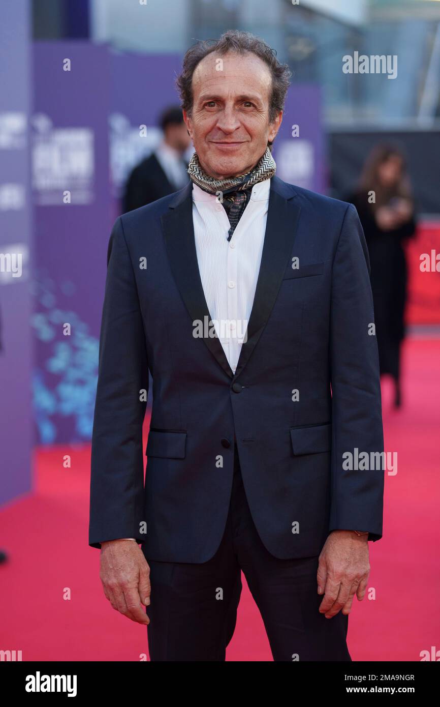 Daniel Gimenez Cacho poses for photographers upon arrival for the ...