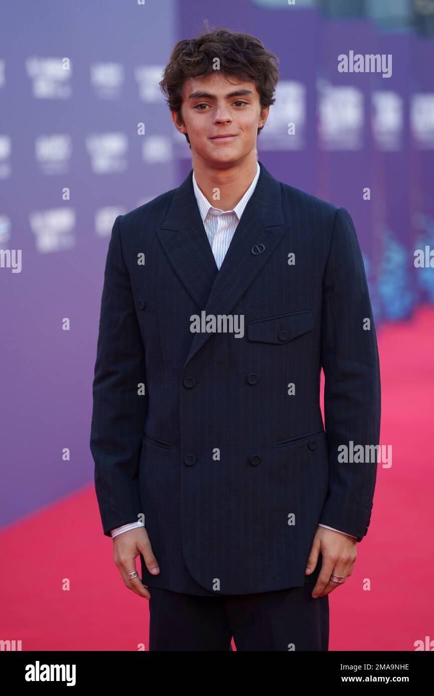 Iker Sanchez Solano poses for photographers upon arrival for the ...