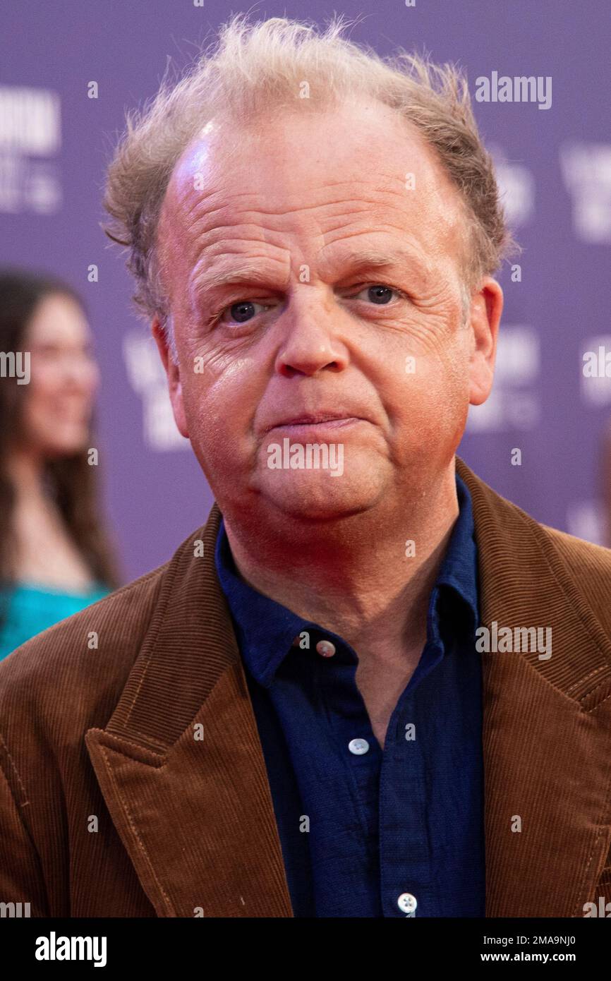 Toby Jones poses for photographers upon arrival for the premiere of the ...