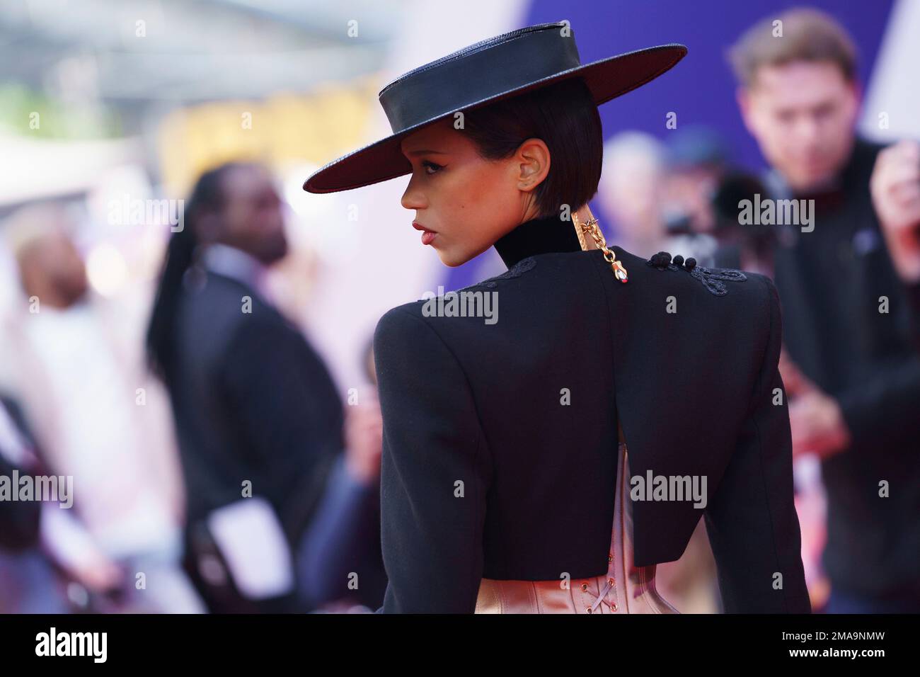 Taylor Russell poses for photographers upon arrival for the premiere of ...