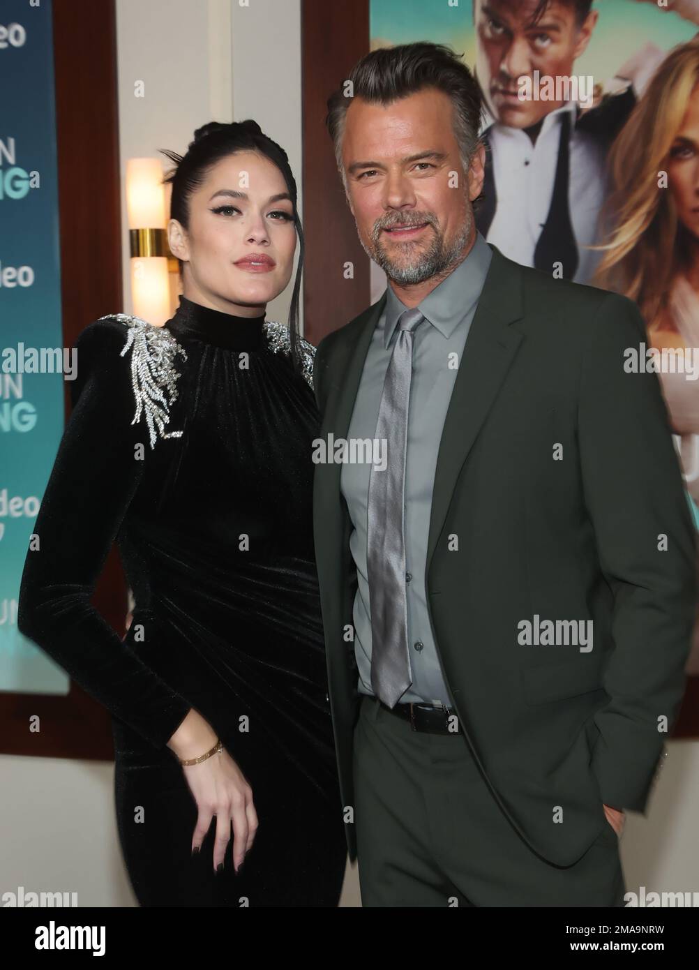 HOLLYWOOD, CA - JANUARY 18: Audra Mari, Josh Duhamel at the LA premiere ...