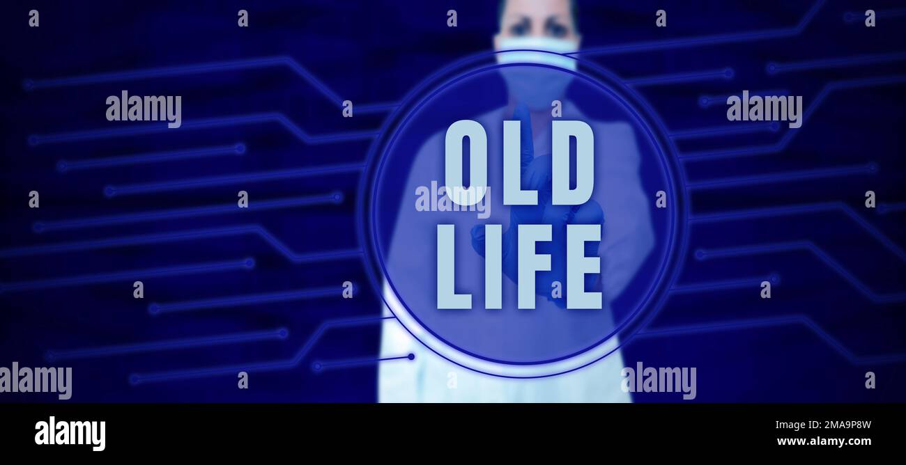 Inspiration showing sign Old Life. Business idea the way I was in the ...