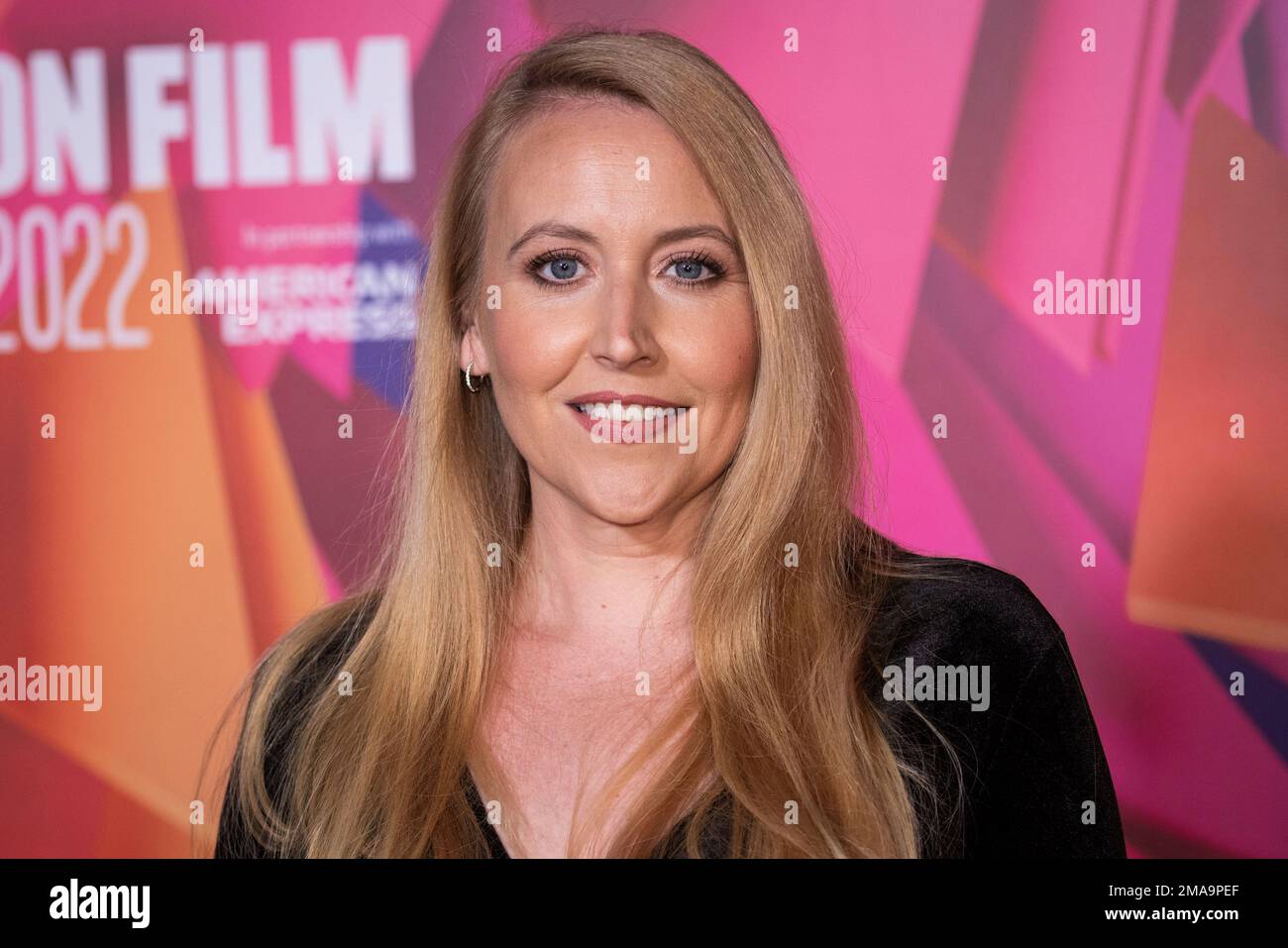 Elizabeth Sanders poses for photographers upon arrival for the premiere ...