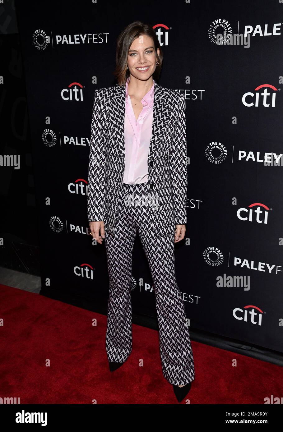 Actor Lauren Cohan from the AMC television series "The Walking Dead ...