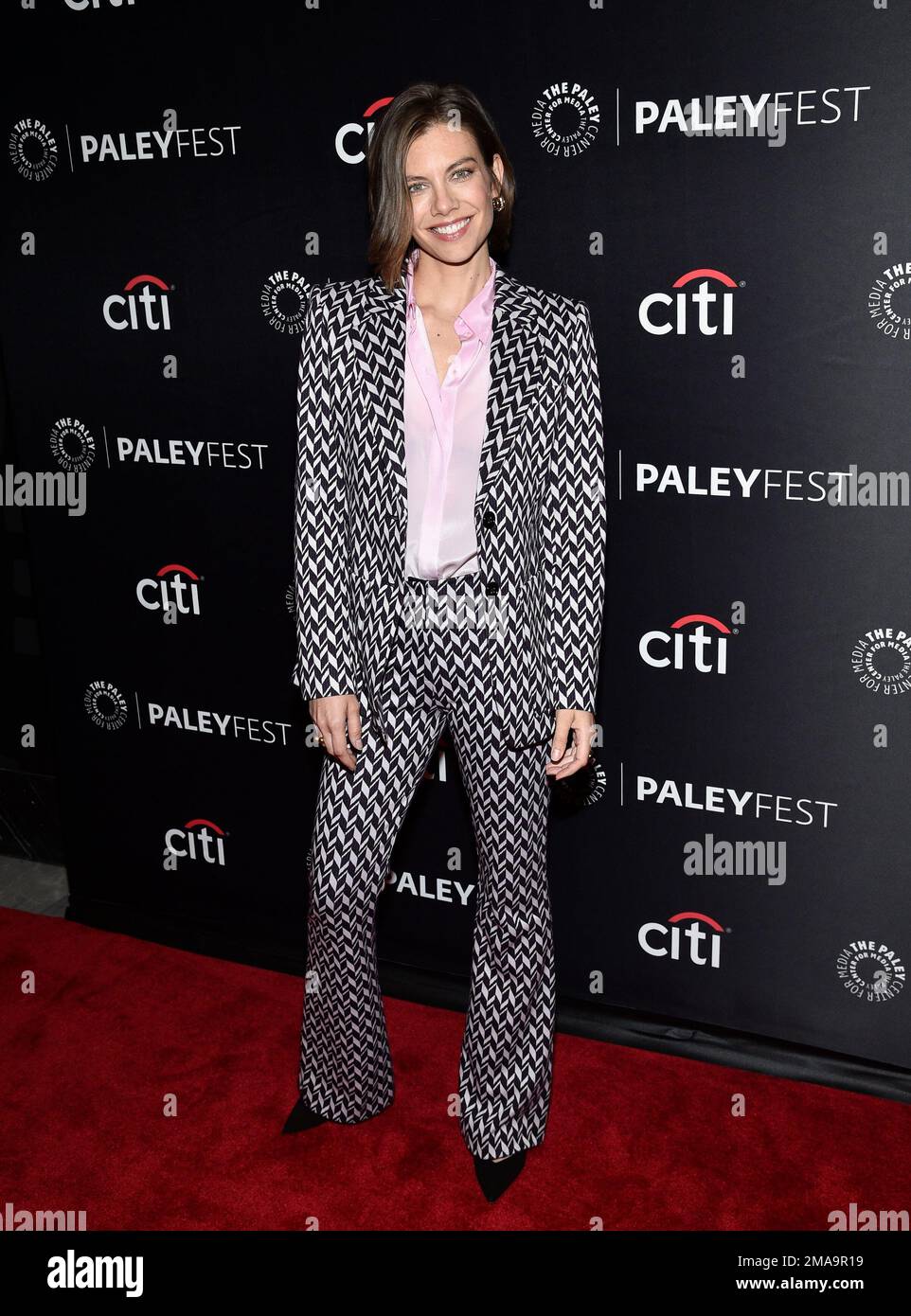 Actor Lauren Cohan from the AMC television series "The Walking Dead ...