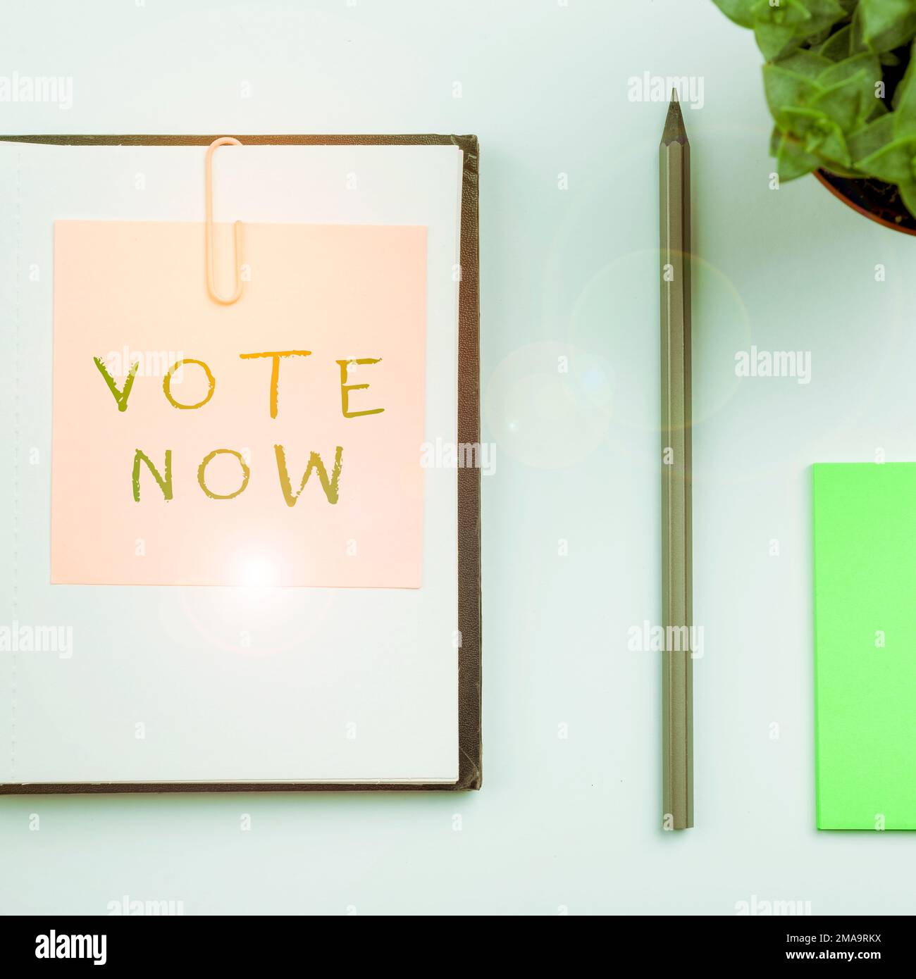 Hand writing sign Vote Now. Word for formal indication of choice ...