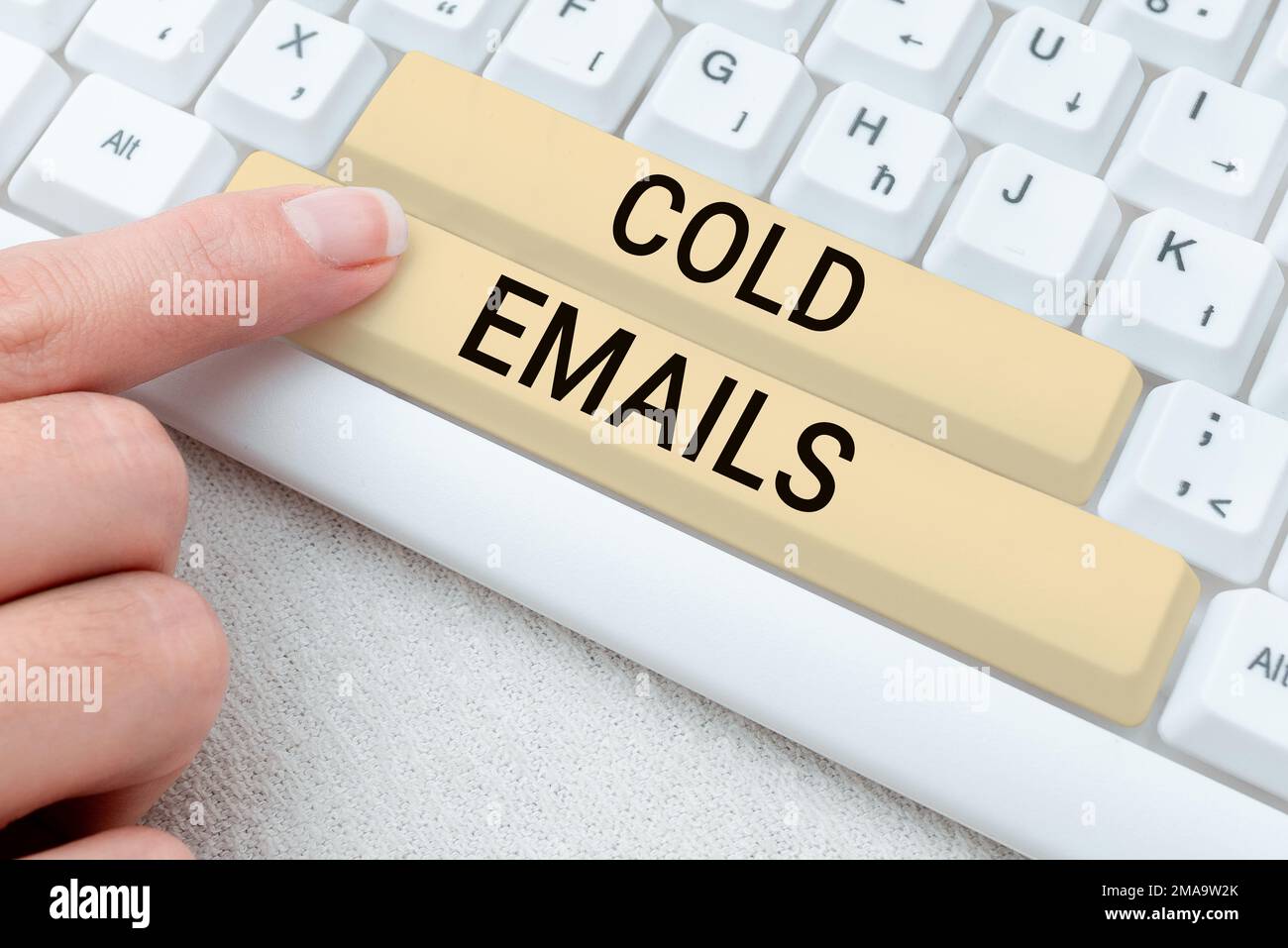 Inspiration showing sign Cold Emails. Word for unsolicited email sent ...