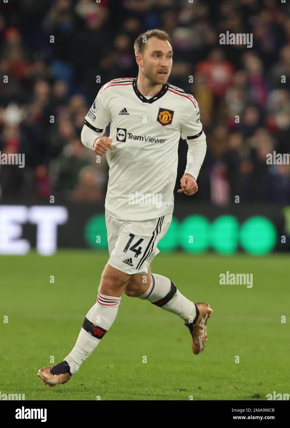 London ENGLAND - January 18:Manchester United's Christian Eriksen ...