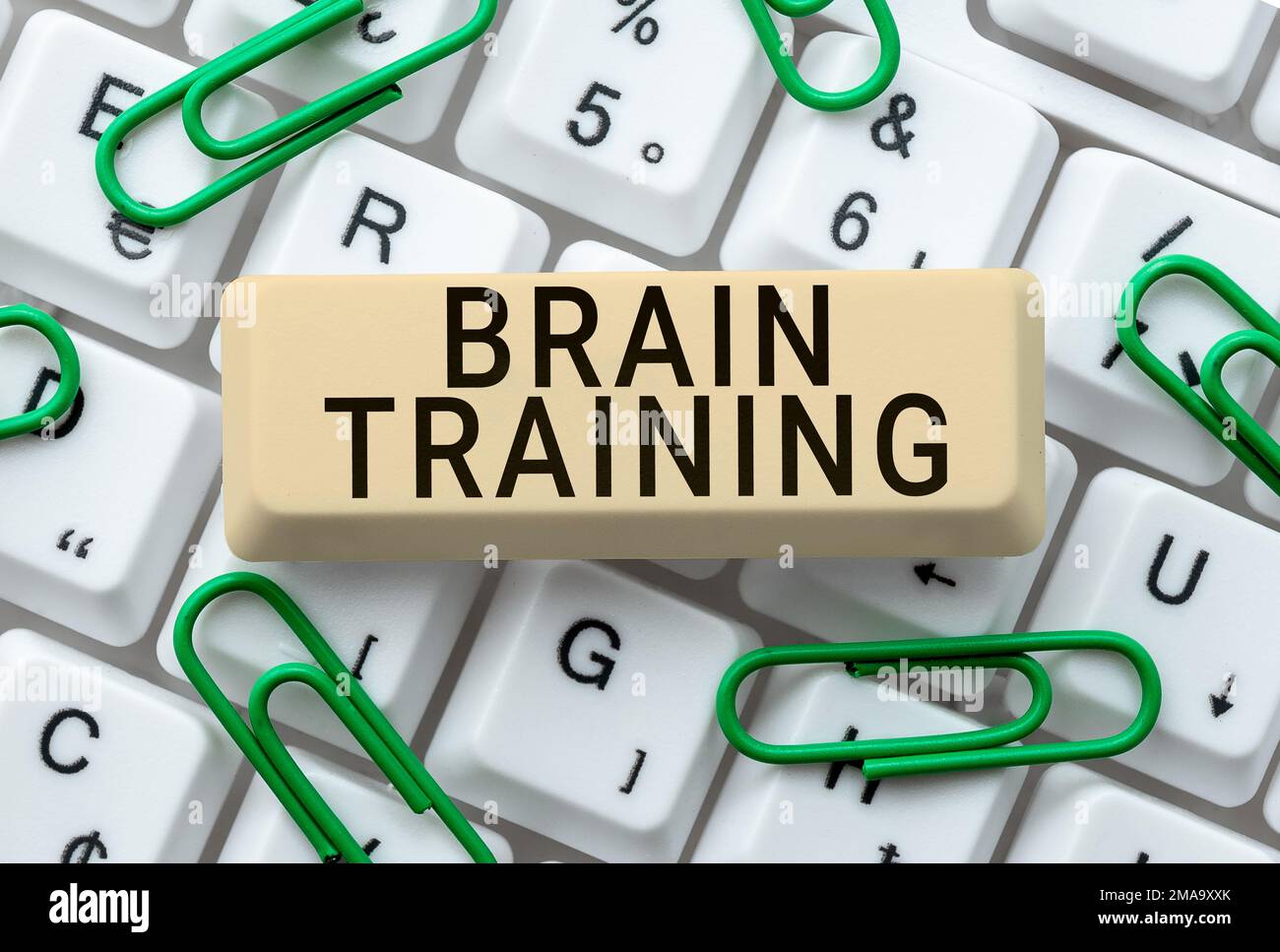 Writing displaying text Brain Training. Concept meaning mental ...