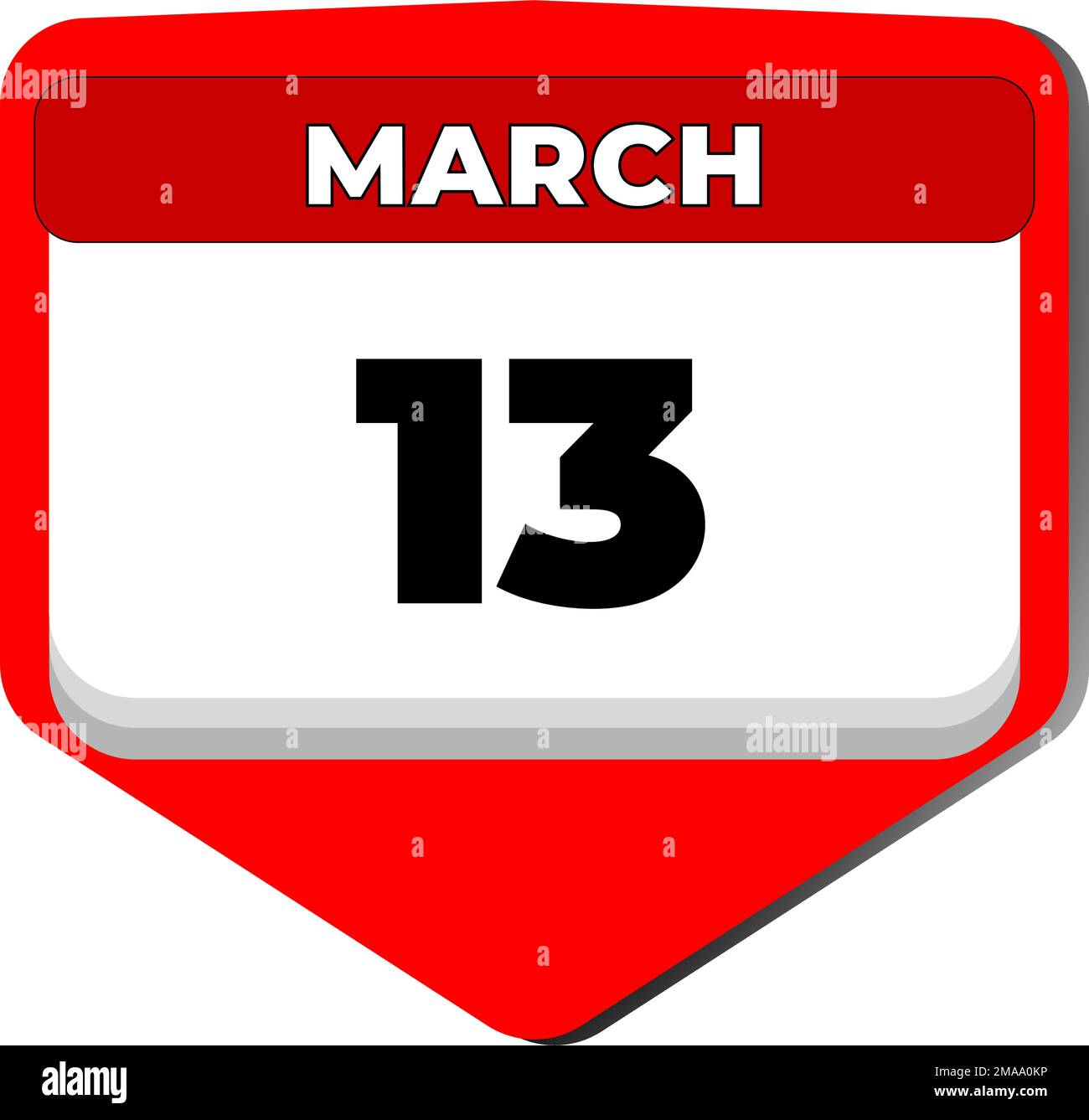 March 13th Cut Out Stock Images & Pictures - Alamy