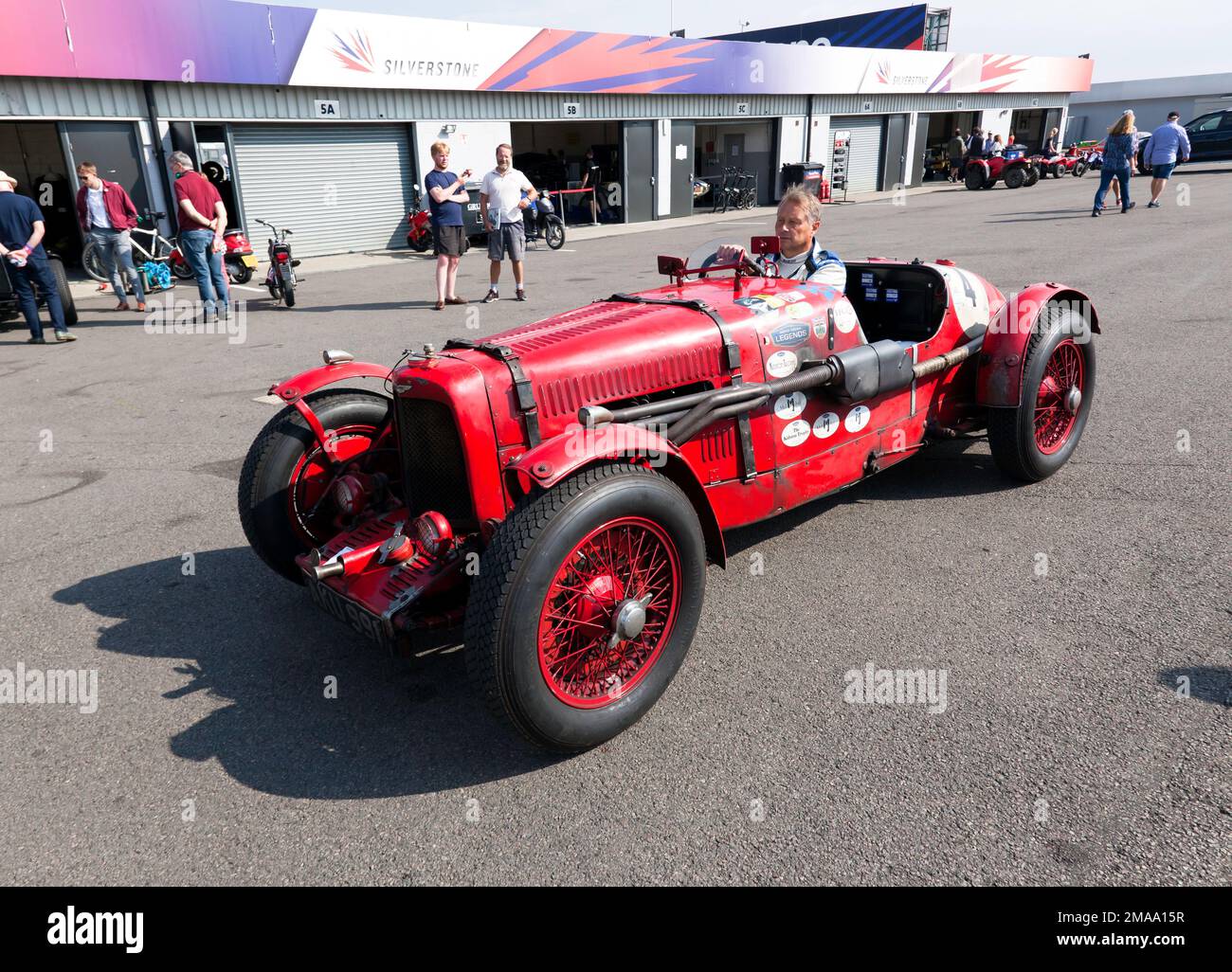 Edward Bradley's Red, 1935, Aston Martian Ulster, in the National ...