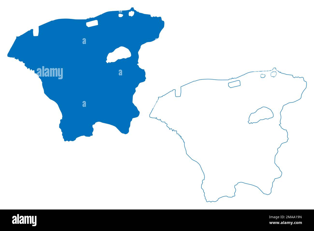 Lake Meihua (Taiwan, Republic of China, ROC) map vector illustration ...