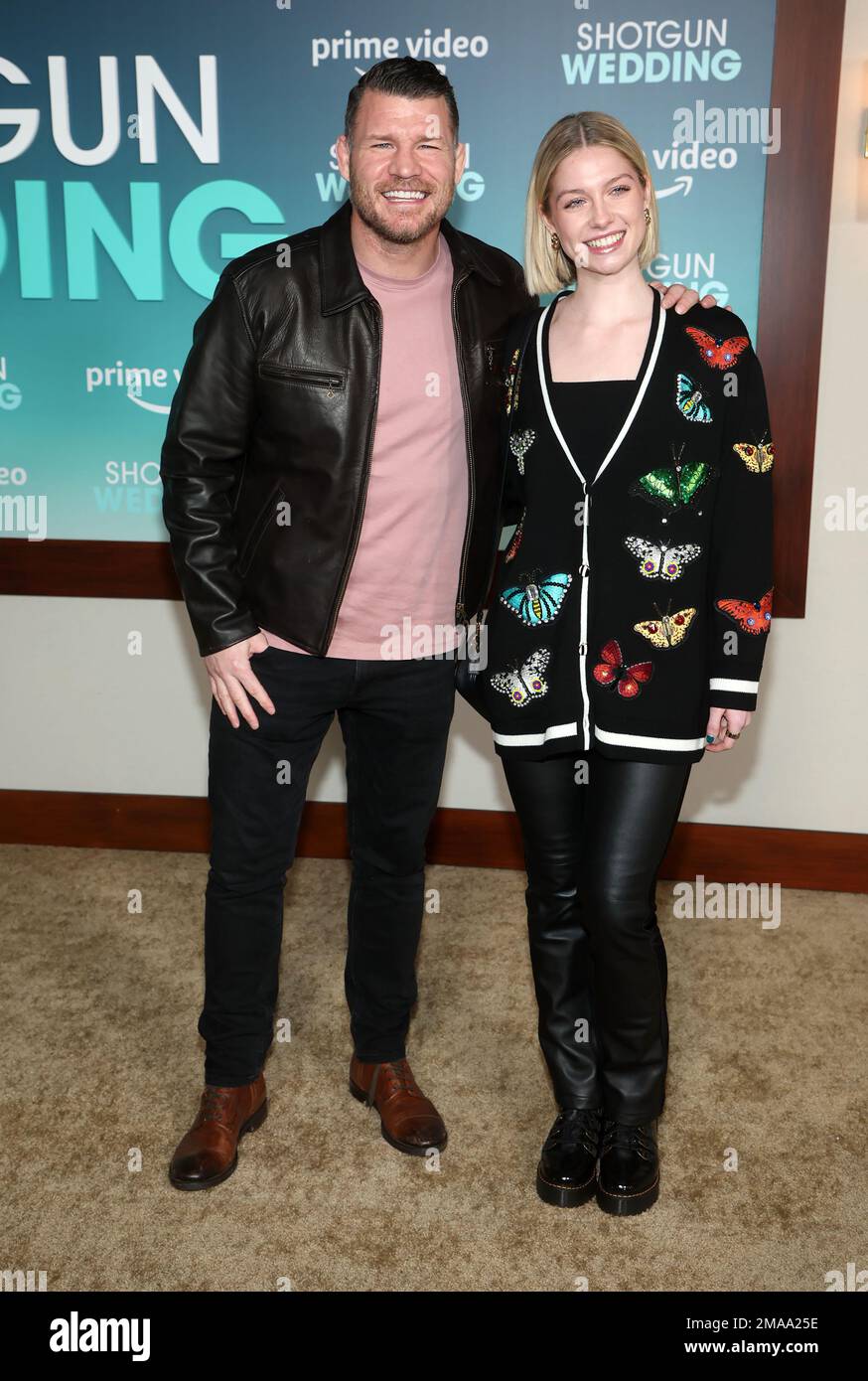 Hollywood, Ca. 18th Jan, 2023. Michael Bisping, Ellie Bisping at the LA ...