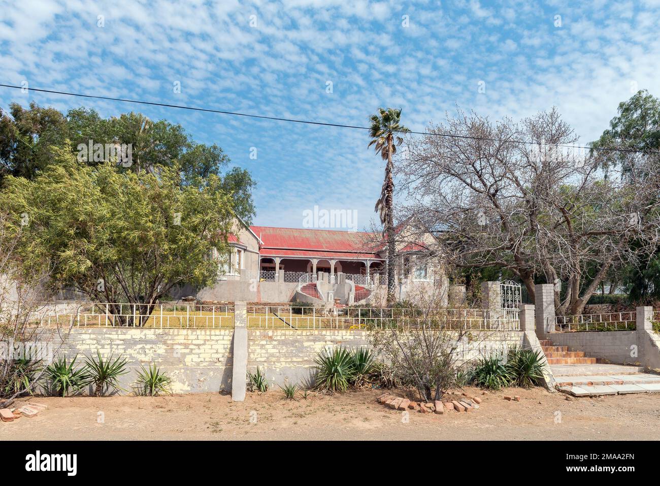 VICTORIA WEST, SOUTH AFRICA - SEP 2, 2022: A street scene, with an ...