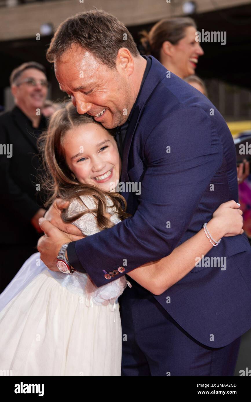 Stephen Graham and Alisha Weir pose for photographers upon arrival for ...